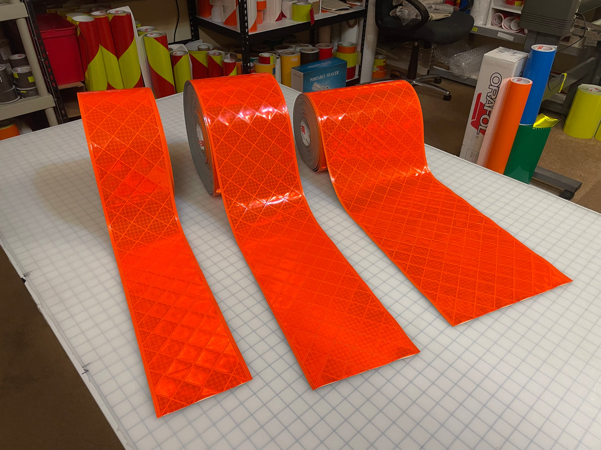 Oralite Reflective Banner / Sign Material - Super Bright & Marathon ...