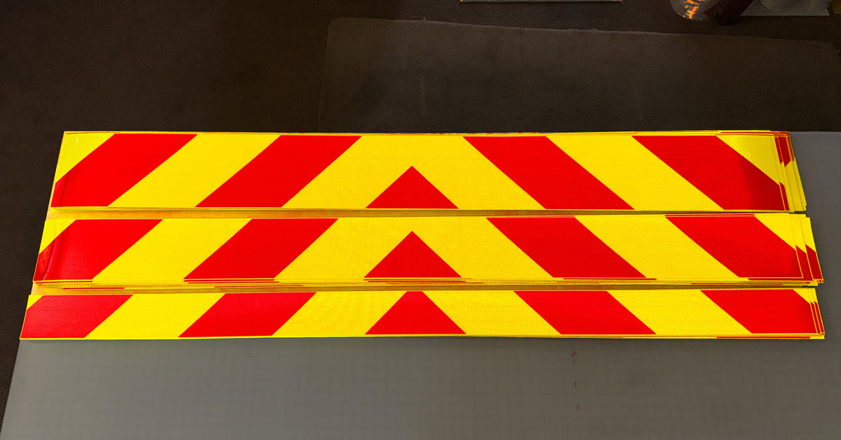 Reflective Chevron Panels for Vehicles - Made With 3M™ Diamond Grade ...