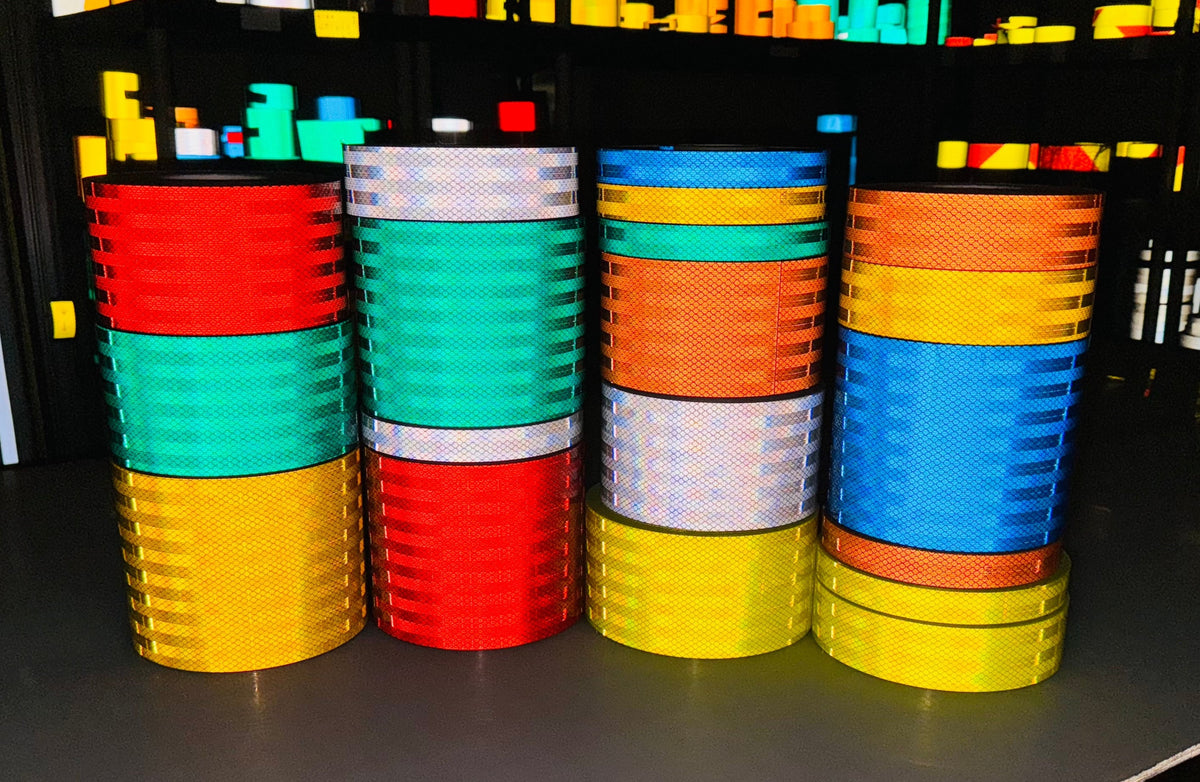 3M™ 3930 High Intensity Type 4 Prismatic Reflective - 1" 2" 4" 6" - (7 ...